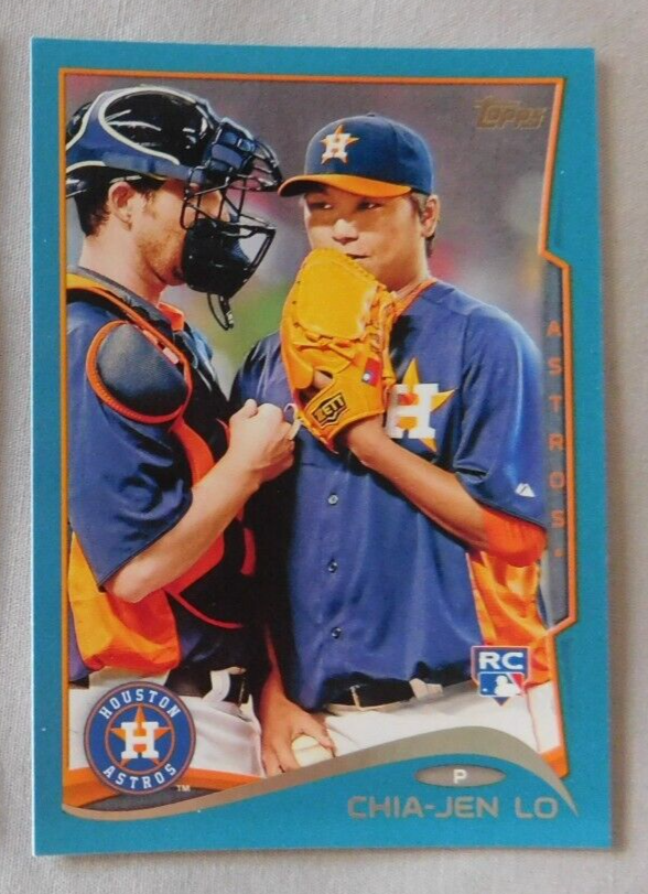 2014 Topps Walmart Blue Border #55 Chia-Jen-Lo Houston Astros | eBay