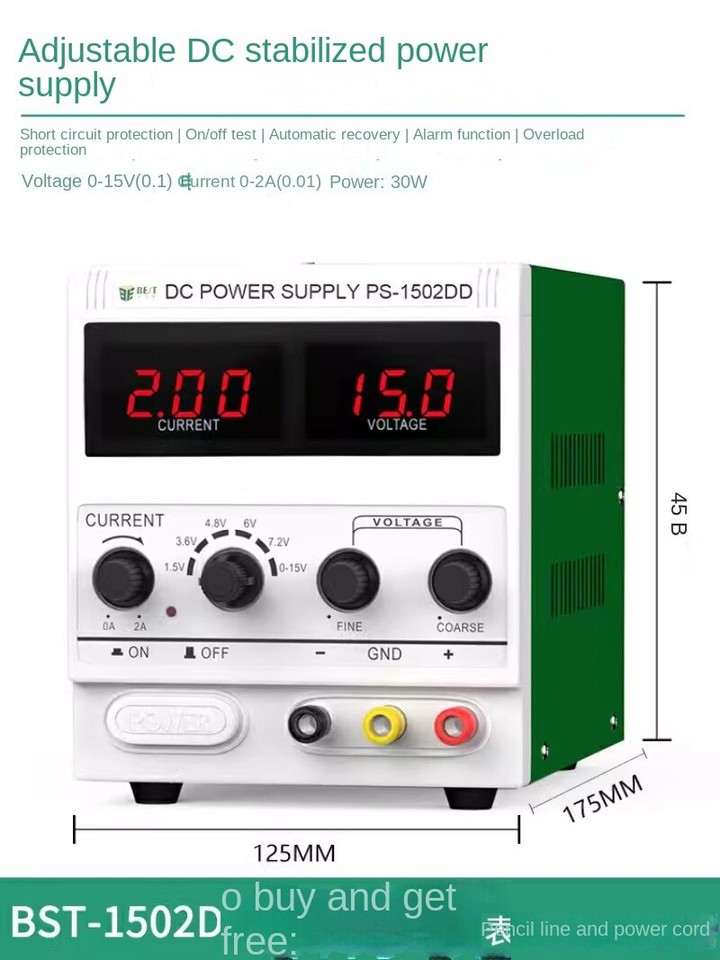 DC Power Supply High Precision Voltage Regulator Adjustable Power ...