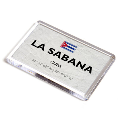 FRIDGE MAGNET - La Sabana - Cuba - Lat/Long | eBay Australia