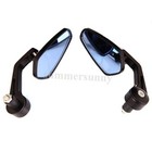 Motorcycle End Bars Rearview Handle Bar Side View Mirrors Motorcycle ...