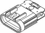 15326827 and 15326822 5-way Delphi GT 150 Series Sealed Connector ...