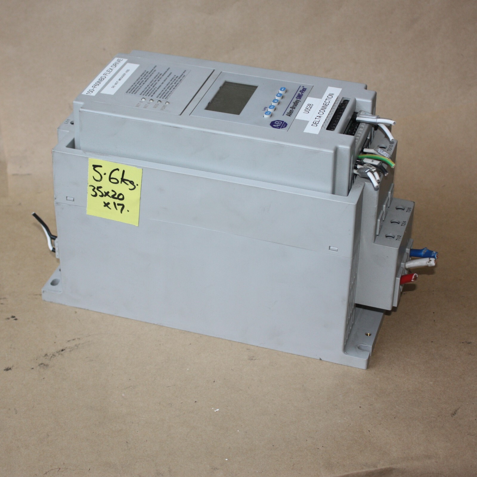 Allen Bradley SMC-FLEX CAT NO 150-F60NBD Series B Motor Controller Soft ...