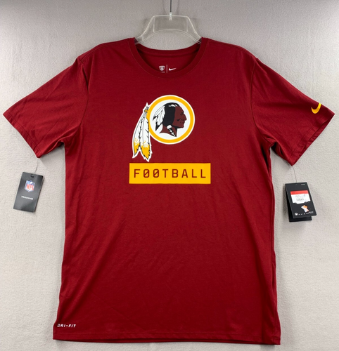Washington Redskins Nike Sideline Equipment Logo T-Shirt Men's 2XL NFL ...