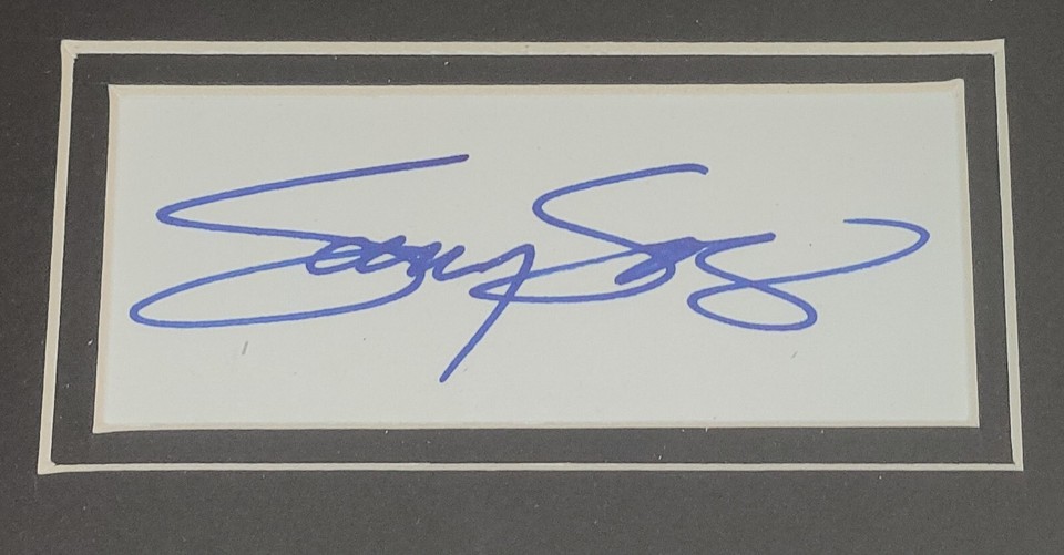 SAMMY SOSA AUTOGRAPHED AUTHENTIC Signed FRAMED 11X14 MLB CUBS Photo PSA ...