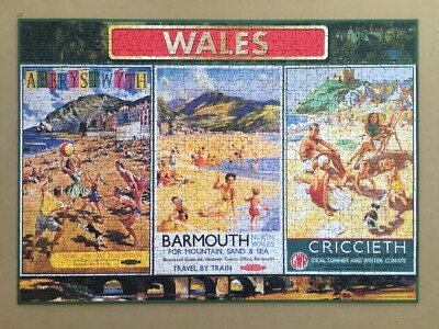 Ravensburger NRM Wales Travel Poster 1000 Piece Jigsaw | COMPLETE | eBay UK