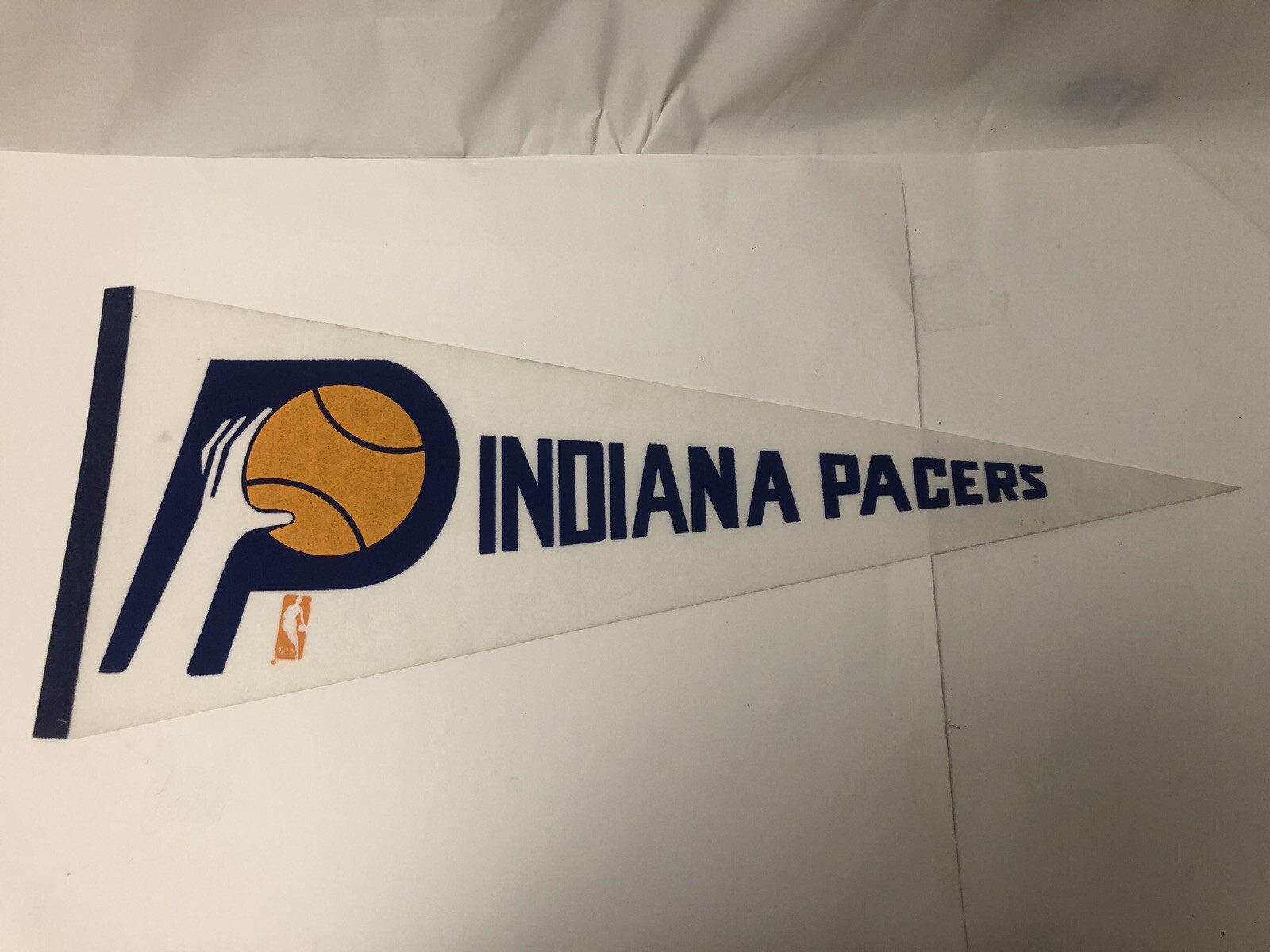 Vintage Indiana Pacers Logo NBA Felt Pennant 1970's Genuine Authentic ...