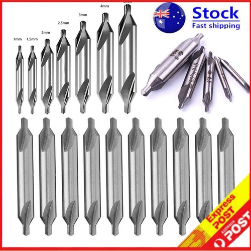 7pcs Combined Center Drill Countersink Bit Lathe Mill Tackle Kit High ...