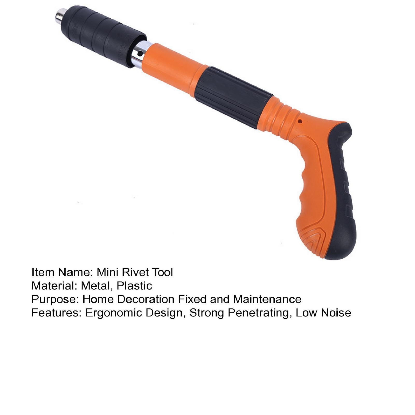 1 Set Mini Wall Fastener One-handed Operation Automatic Slag Discharge ...