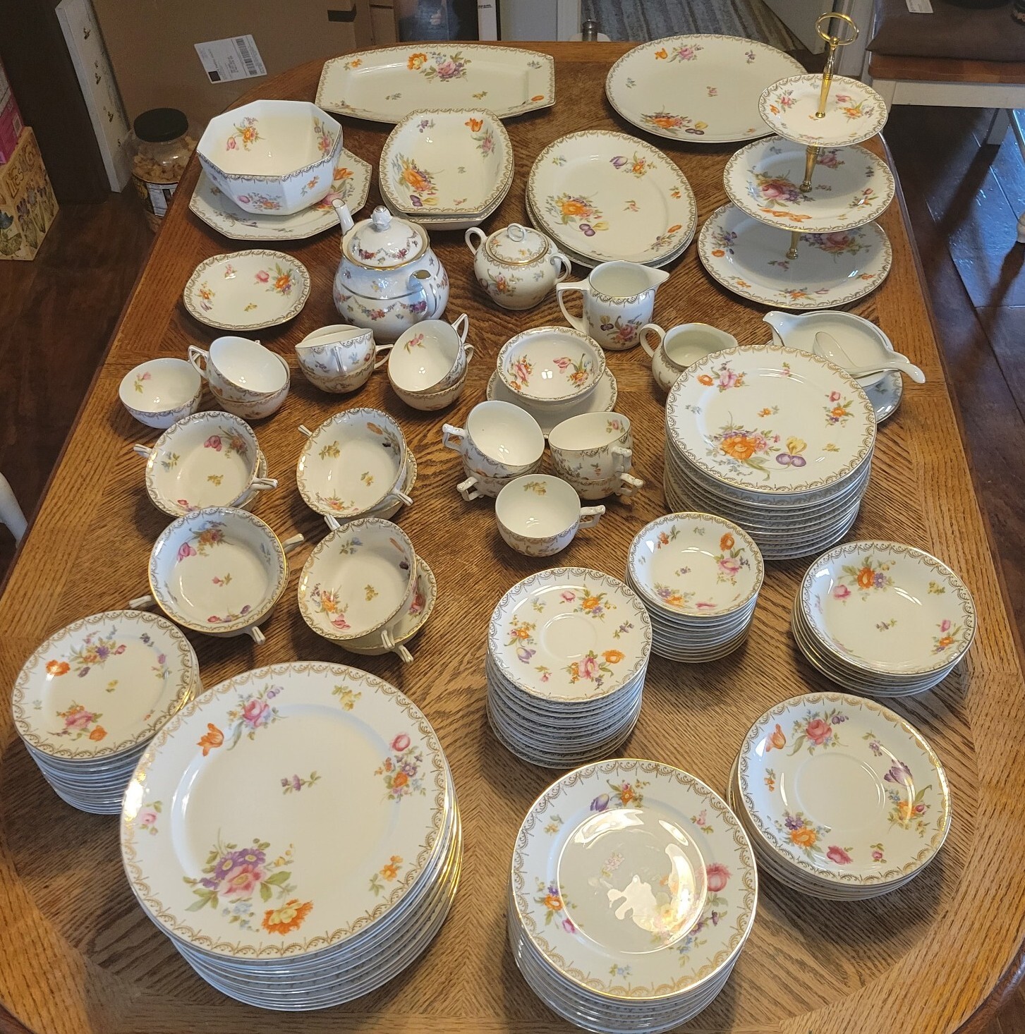 Rare Rosenthal Selb Dinnerware Full Set Bavaria China Dresden 130 pcs ...