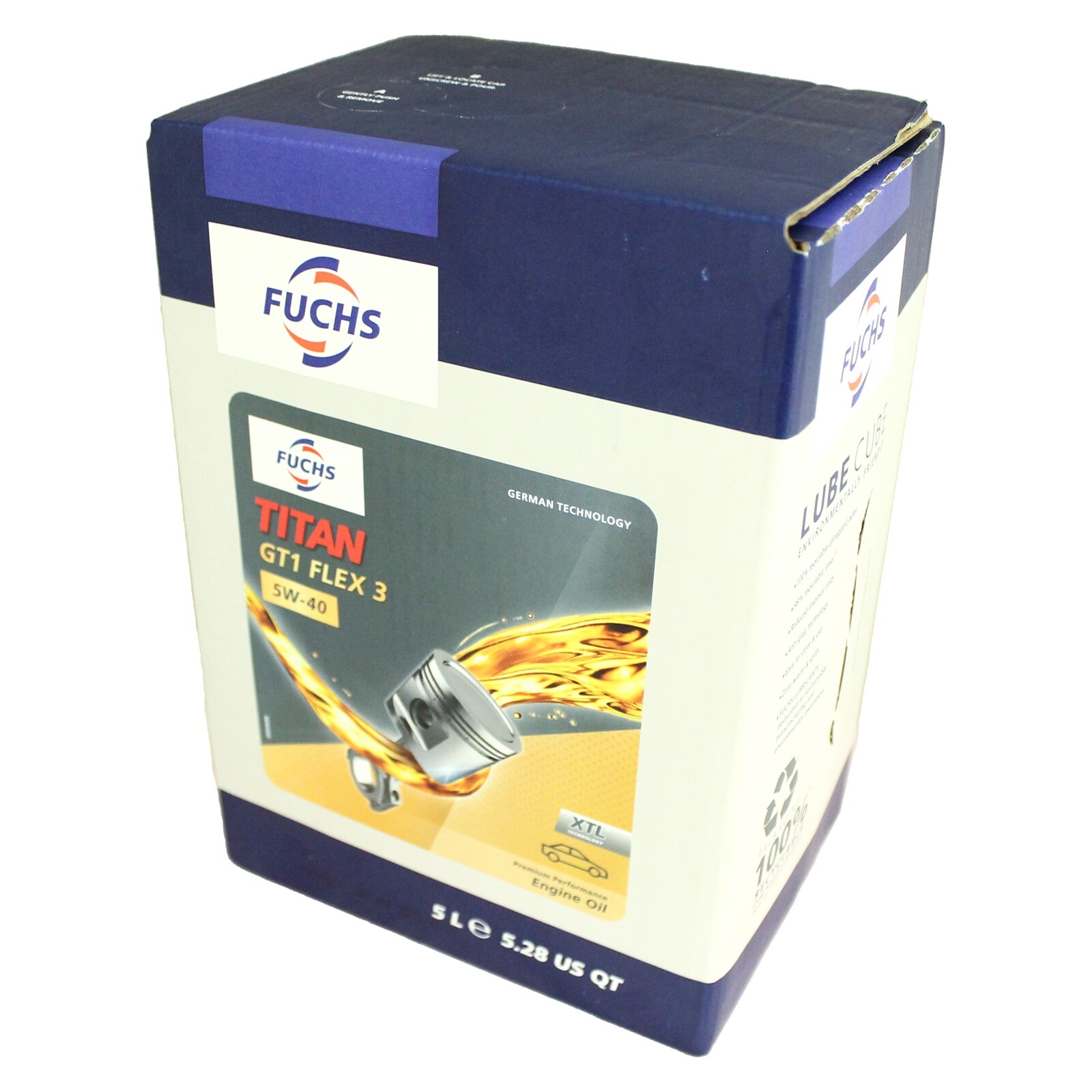 Fuchs TITAN GT1 Flex 3 5W-40 Synthetic Engine Oil with XTL Technology ...