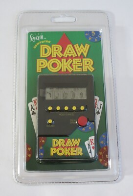 1994 WACO Gift Asylum Draw Poker Handheld Electronic Game, New Sealed ...