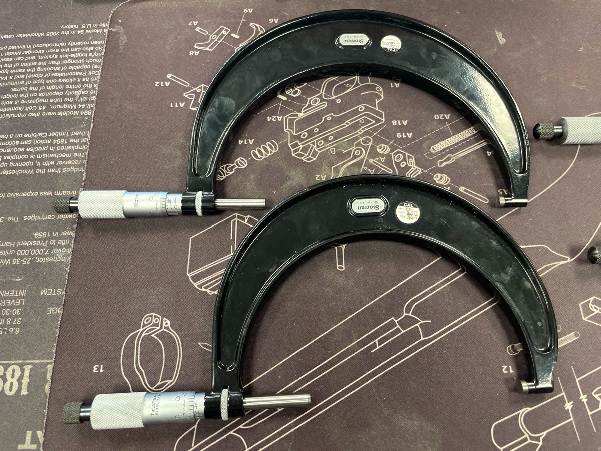 STARRETT 0-6" Outside Micrometer Set No. 436 Missing Wrench & Manual ...