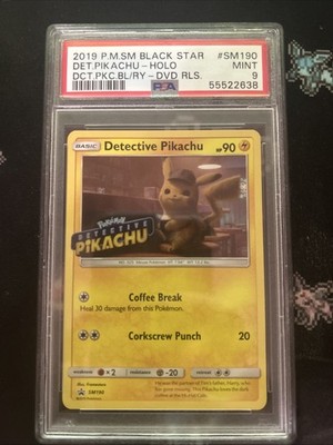 PSA 9 Detective Pikachu Blu Ray Promo | eBay