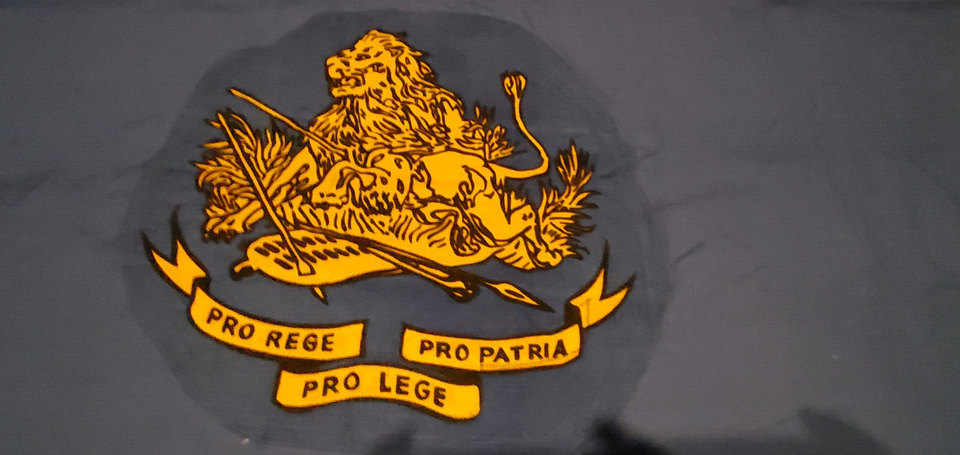 Original Rhodesian British South Africa Police Flag BSAP Rhodesia ...