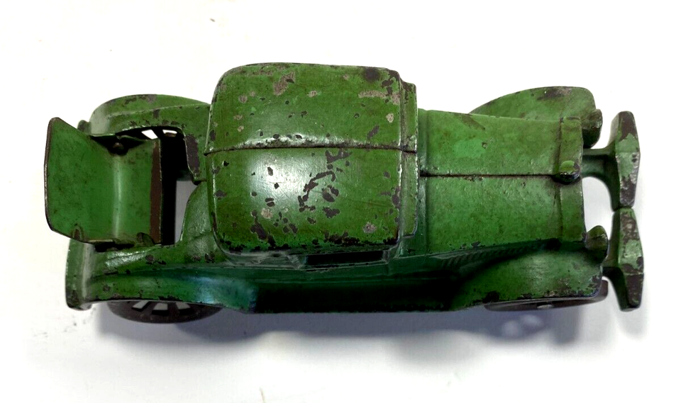 Vintage Original Arcade 1928 Cast Iron Green Model A Coupe w/ Rumble ...