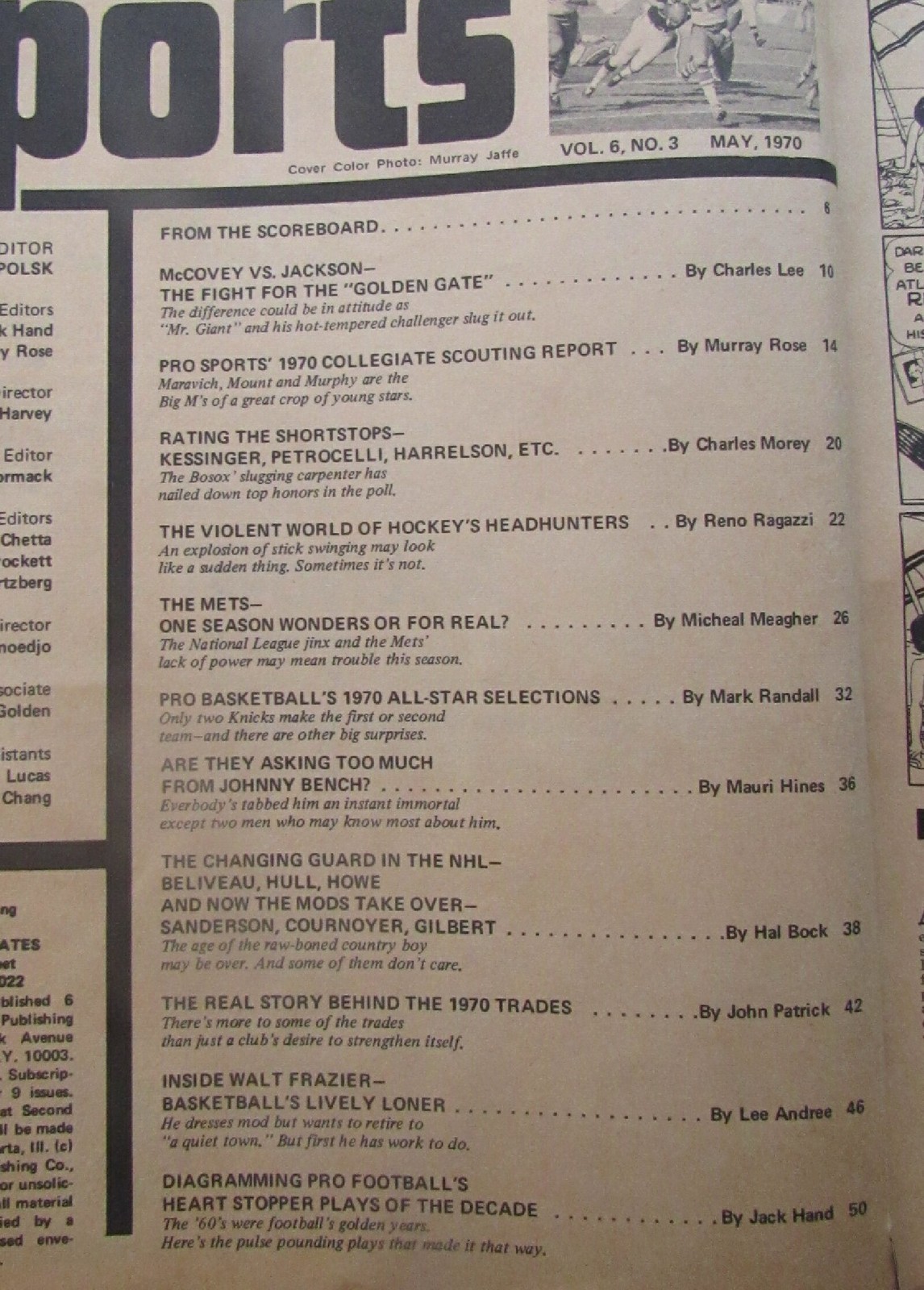 Pro Sports Magazine May 1970 Mets, Pro Basketball's 1970 All Star ...