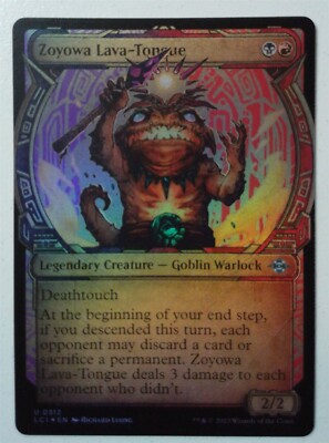 Zoyowa Lava-Tongue *Showcase FOIL* Magic MtG x1 Lost Caverns of Ixalan ...
