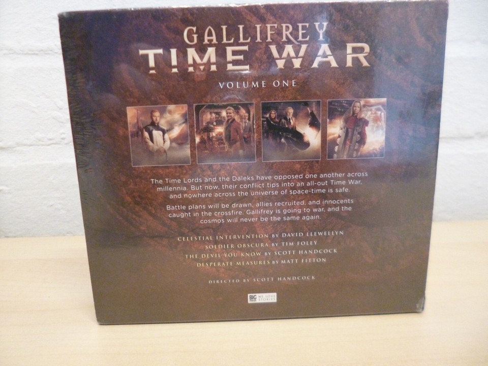 Doctor Who Gallifrey Time War Volume One Big Finish CD Boxset New ...