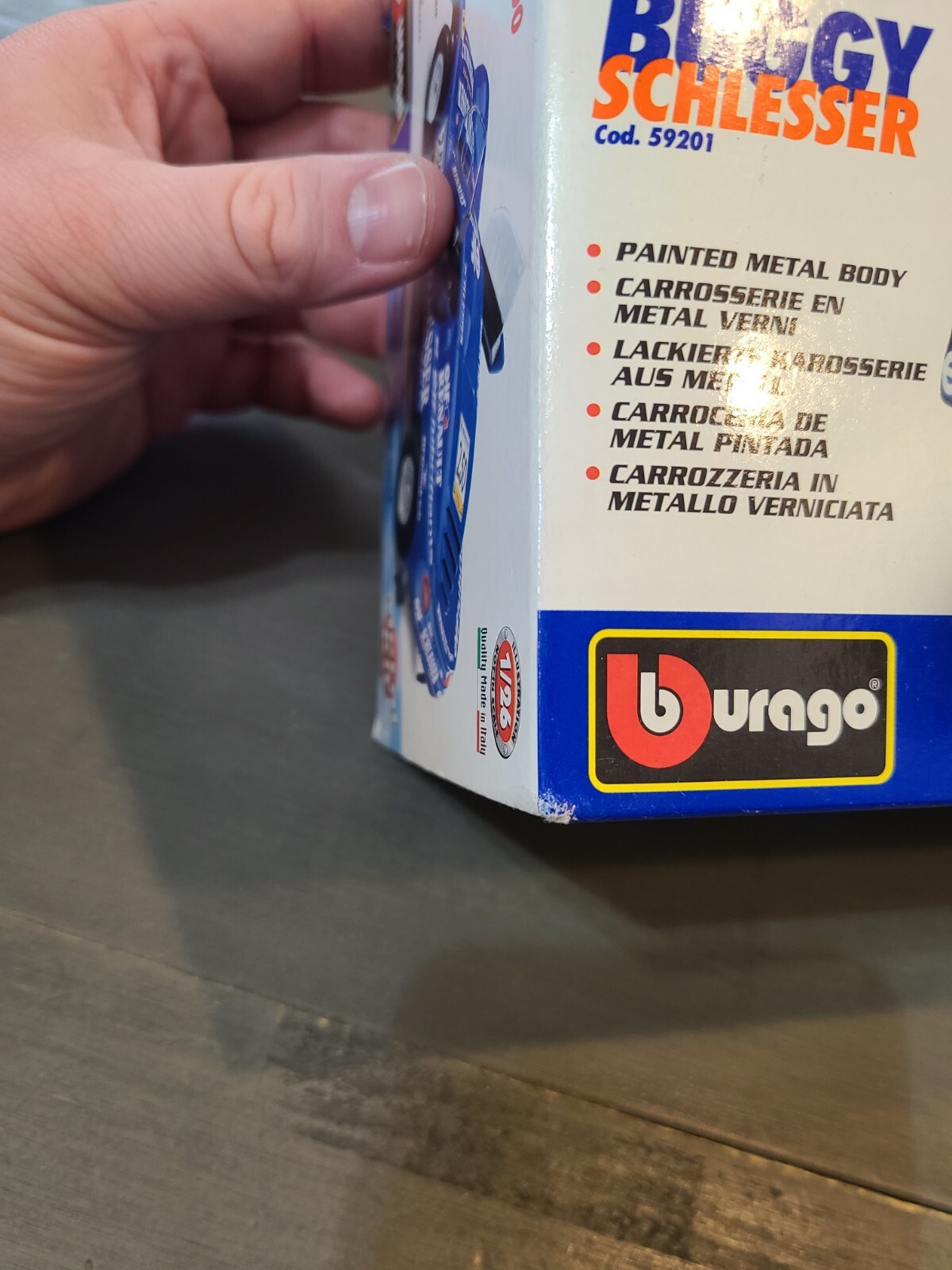 Vintage Burago 2000 Buggy Schlesser 1/26 Diecast Metal Model Car Kit ...