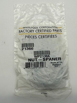Whirlpool Washer Spanner Nut #WP21366 *BRAND NEW OEM* | eBay