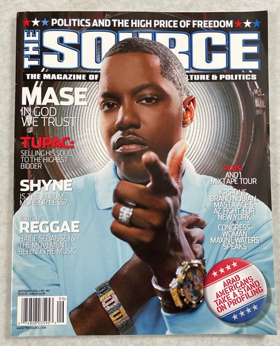 The source magazine # 180 Sept 2004 Mase Tupac 2Pac Shyne KRS-One ...