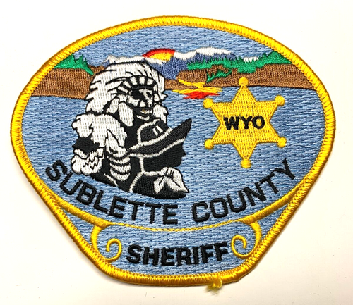 Sublette County Wyoming WY Sheriff Police Patch | eBay