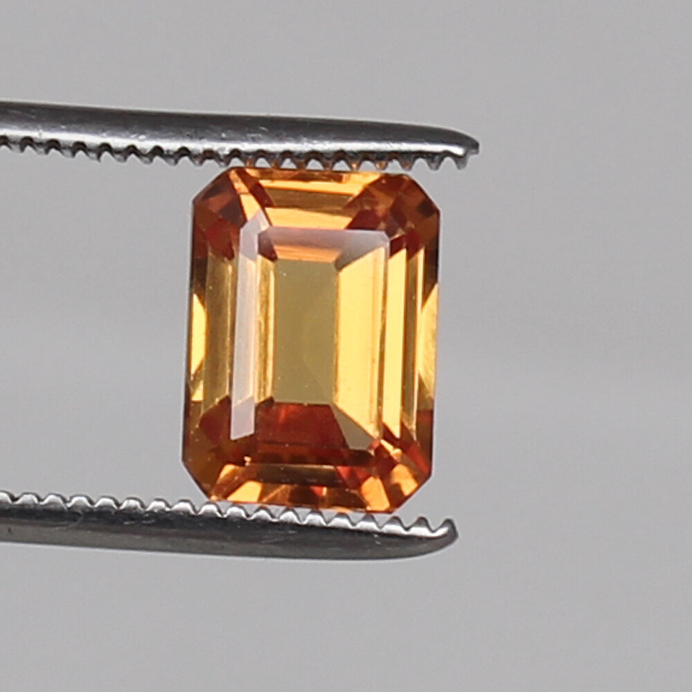 Copper Bearing Oregon Sunstone 6.75 Ct Flawless Octagon Cut Certified ...