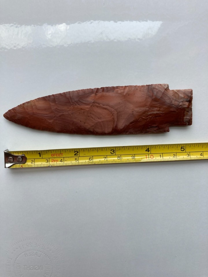 Firstview Point Banded Jasper Native American Arrowhead 5 1/8inch ...