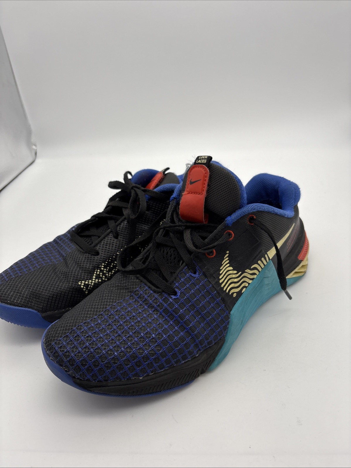 Nike Metcon 8 Anthracite Black Blue Men Cross Trainin… - Gem