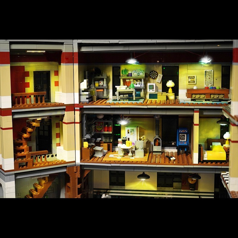 Firehouse Headquarters Compatible LEGO® 75827 Set Lighting LED Light ...