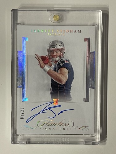 2019 Panini Flawless Rookie Signatures Silver Jarrett Stidham Auto ...