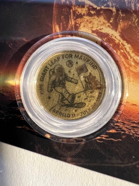 2026 Niue Man on the Moon One Giant Leap for Mankind 1/1000 oz Gold ...