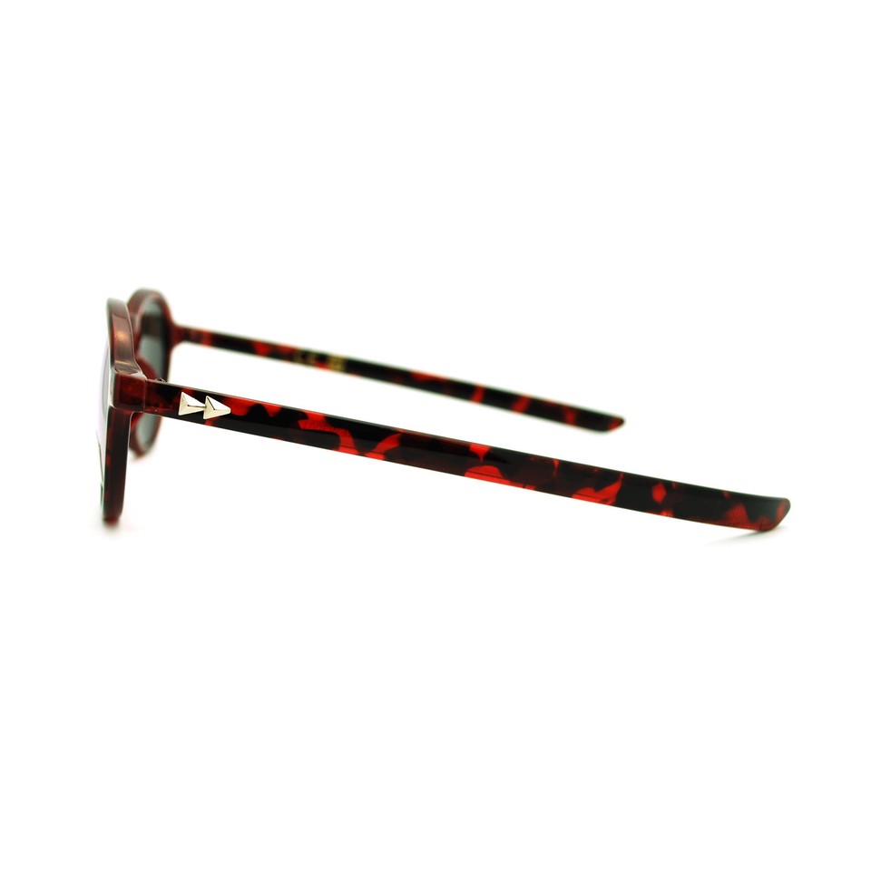 Womens Snug Retro Rewind Designer Keyhole Thin Plastic Horn Rim ...