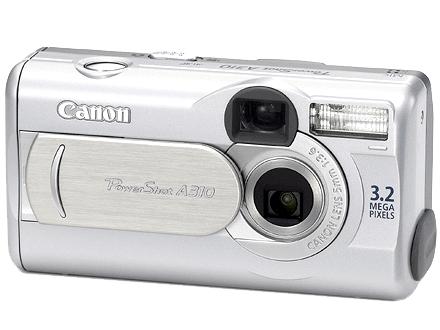 Canon PowerShot A310 3.2MP Digital Camera - Silver for sale online | eBay