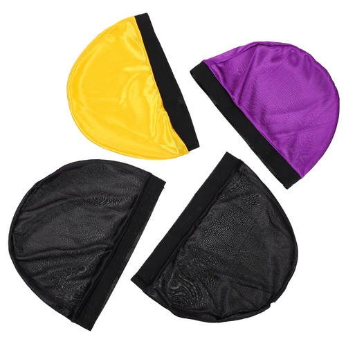 4pcs Elastic Wave Caps Unisex Silky Wave Caps Hats Colorful Wigs Dome ...