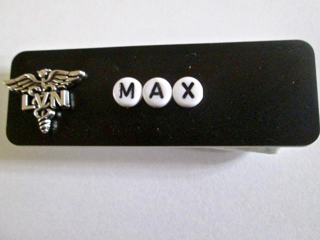 ID NAME TAG BADGE MAGNET OR PIN, LVN, CADUCEUS,MEDICAL,PEDIATRIC,ICU,ER ...