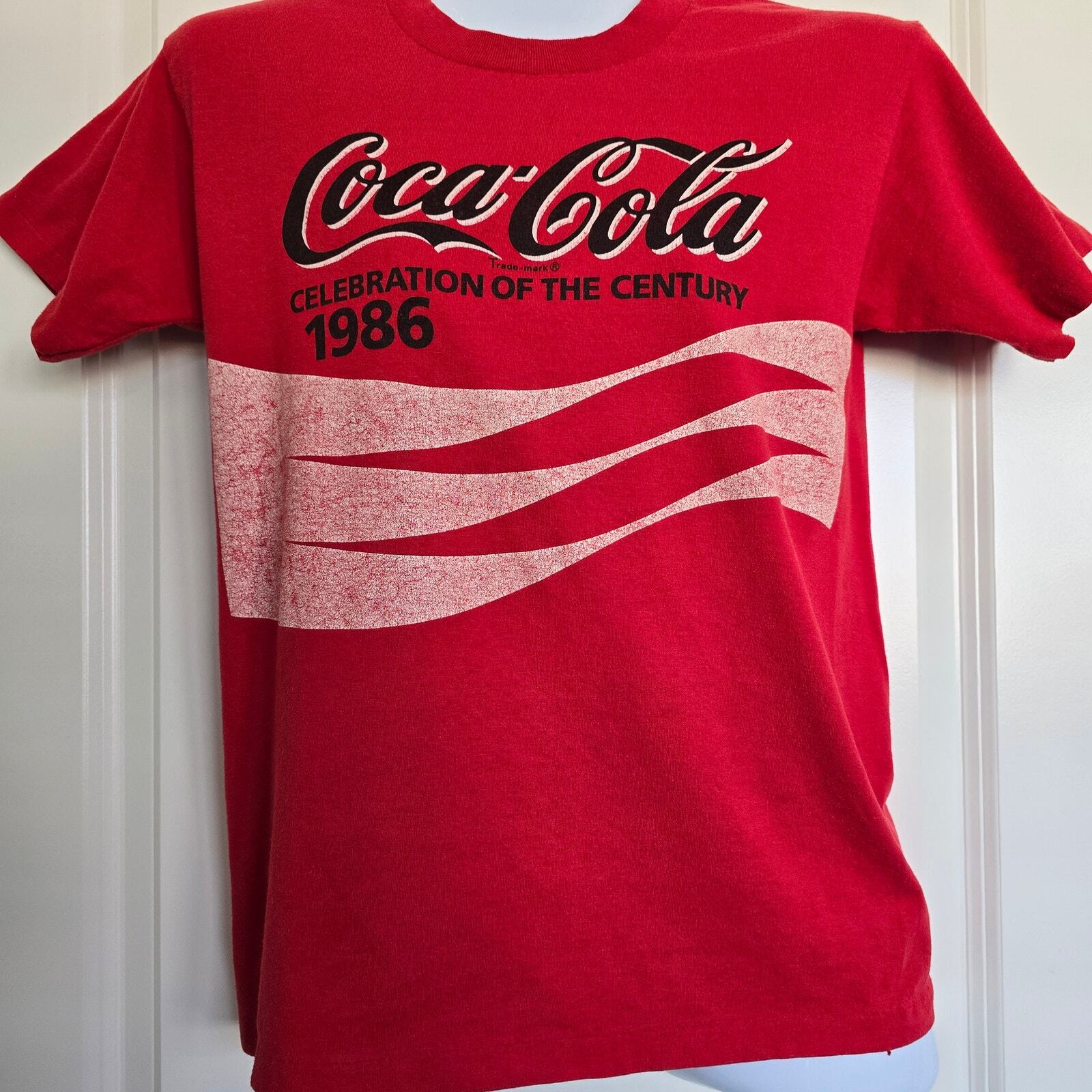 Vintage 1986 Red Coca Cola Celebration of the Century… - Gem