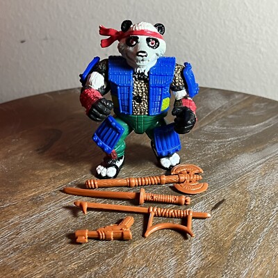 TMNT Panda Khan Vintage Teenage Mutant Ninja Turtles Complete Action ...