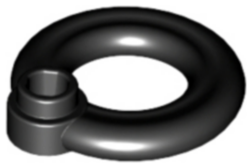 LEGO 30340 BLACK Minifigure, Utensil Flotation Ring (Life Preserver) | eBay