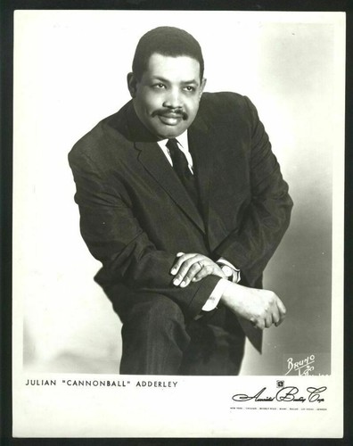 VINTAGE ORIGINAL JAZZ PHOTO JULIAN "CANNONBALL" ADDERLY AMERICAN ...