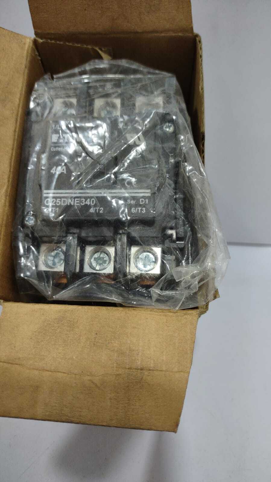Eaton NNB C25DNE340T Definite Purpose Contactors Open 3P 40A 24V 50 ...