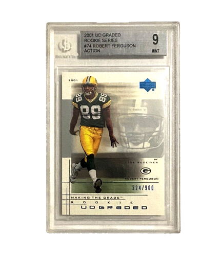 2001 NFL UD Graded Rookies Series | Robert Ferguson | 224/900 | BGS9 ...