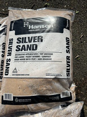 Hanson Silver Sand 25kg - Decorative Purposes - Polybag - Multi Use 44 ...