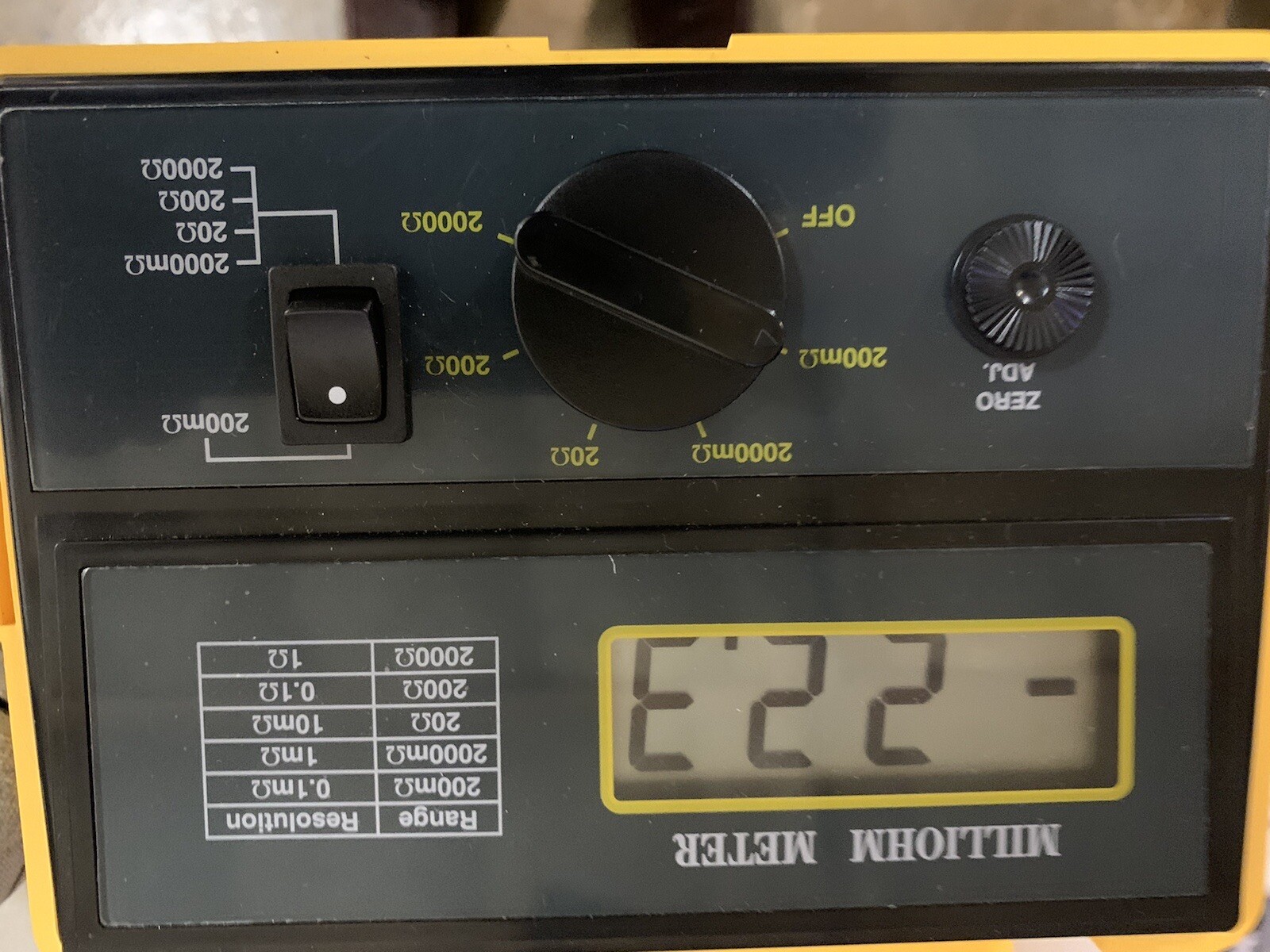 Extech 380460 Precision Milliohm Meter Milli Ohm 100u Ohm Res 2k Ohm ...