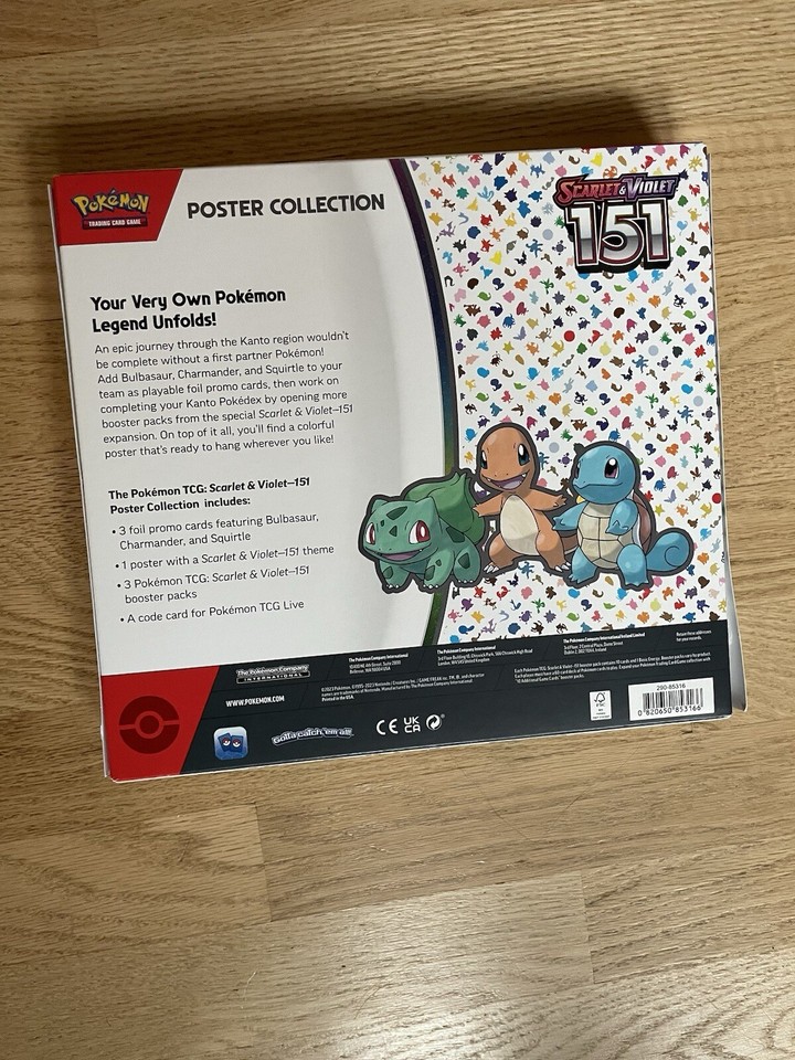 1x Pokemon 151 Poster Collection Box (sealed) | eBay