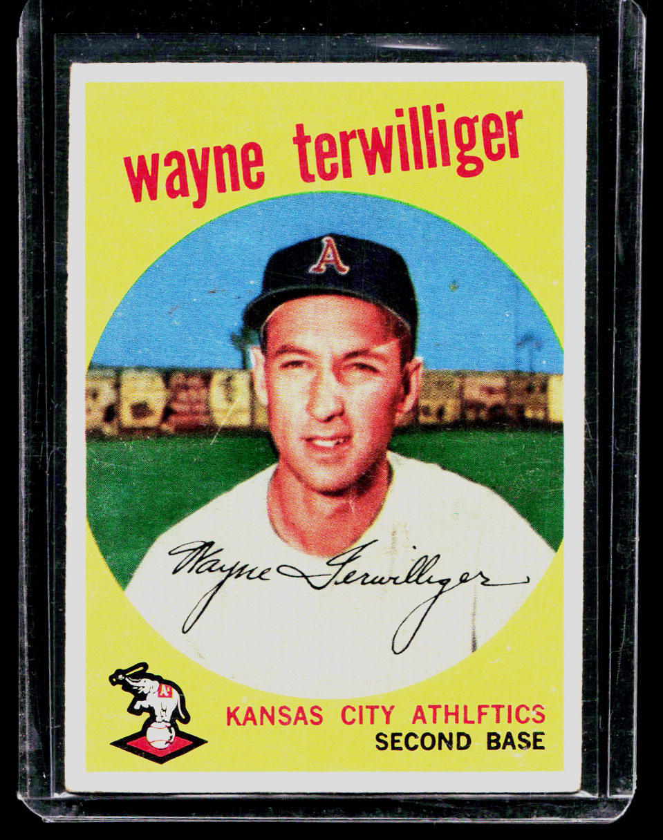 1959 Topps Good Wayne Terwilliger #496 Kansas City Athletics | eBay