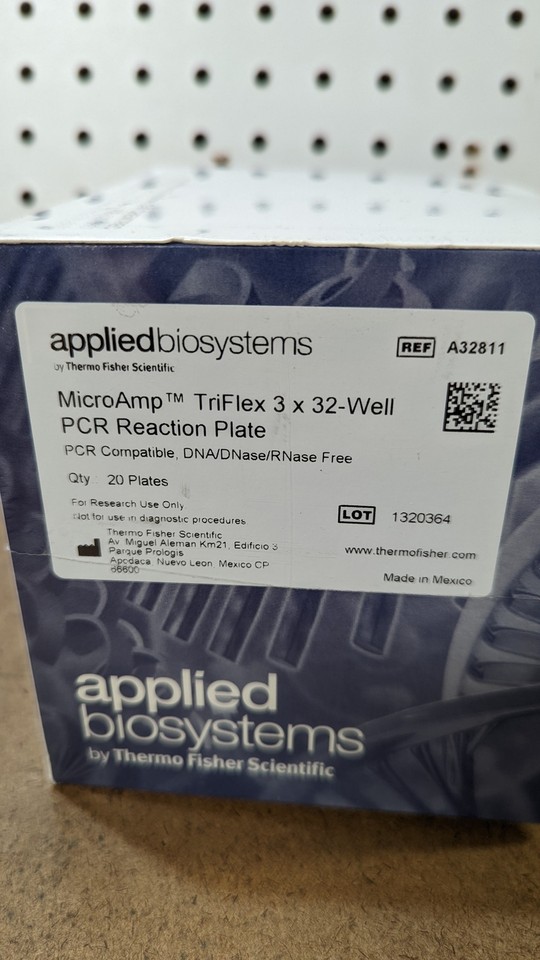 Applied Biosystems MicroAmp TriFlex 3x32 Well PCR Reaction Plates Box ...