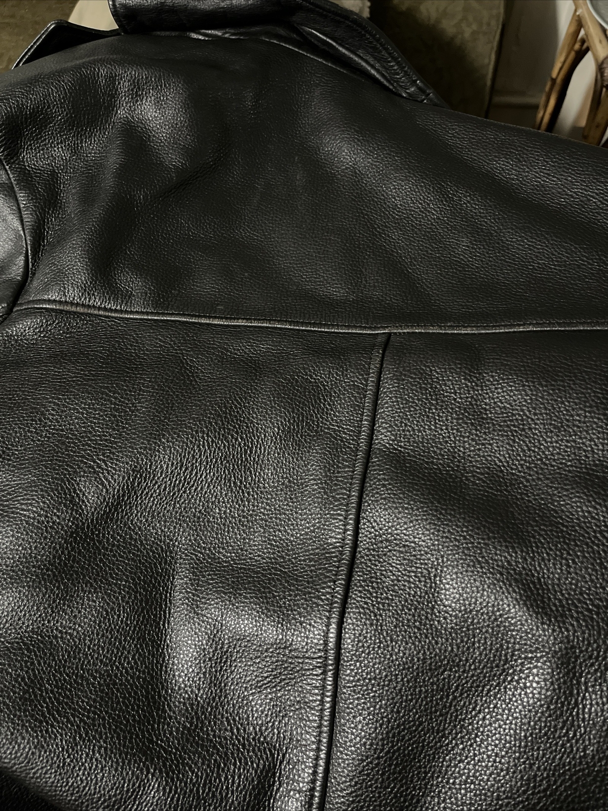 Original Leather Line NYC Leather Coat Jacket Vintage… - Gem