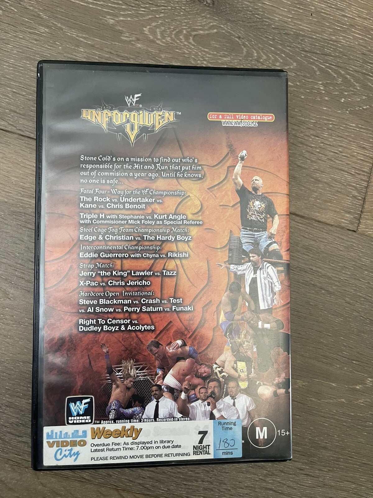 WWF Unforgiven 2000 - VHS Tape - Big Box - Wrestling VHS | eBay