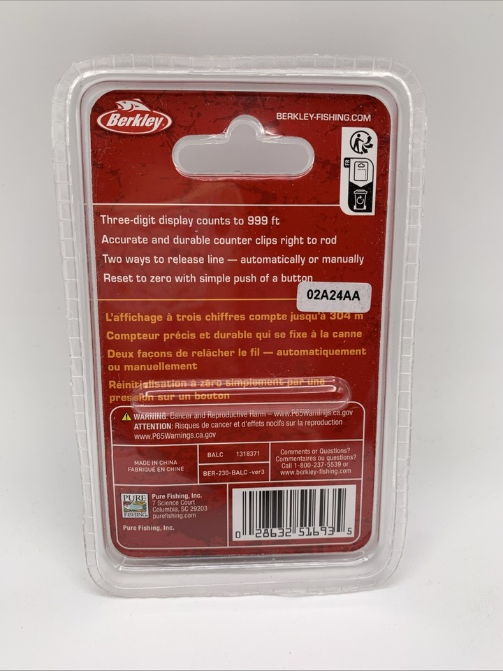 Berkley Clip On Line Counter BALC | eBay